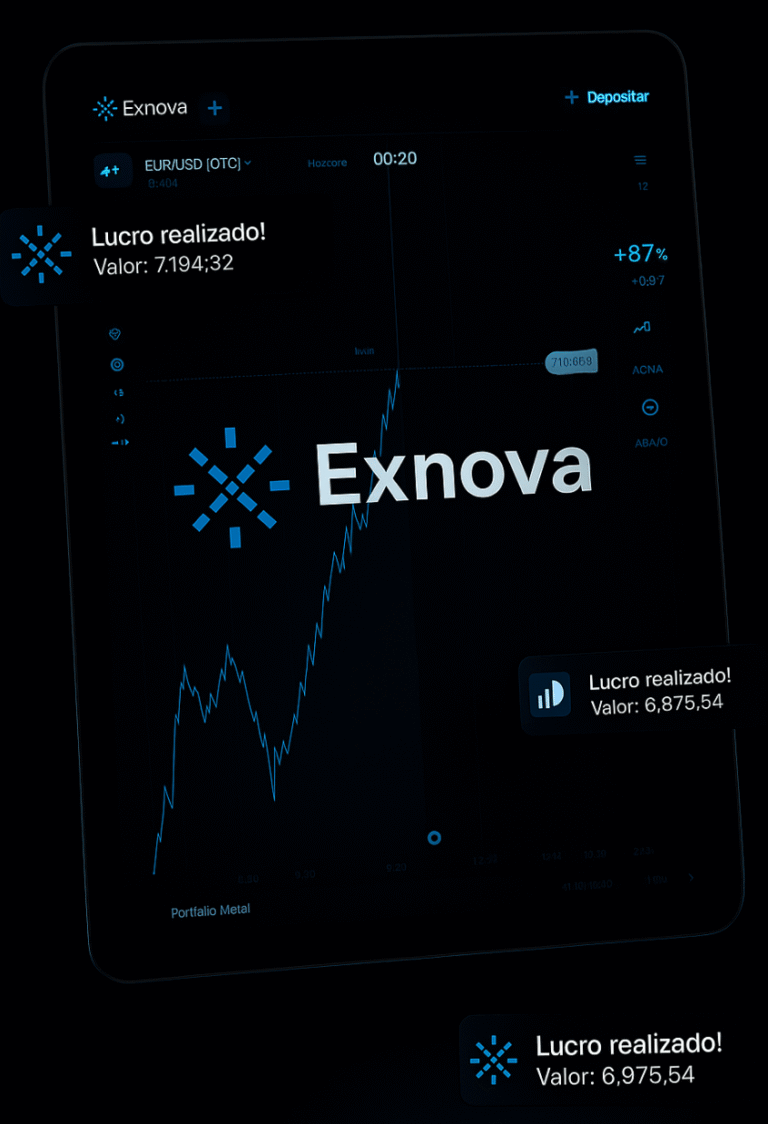 Exnova Corretora para Trader Plataforma de Trading